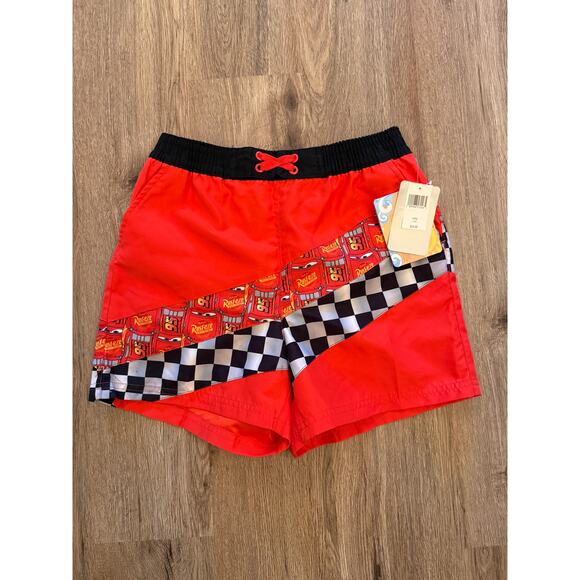 Disney | Swim | Lightning Mcqueen Cars Swim Trunks Boys Size 112 Upf 5 ...